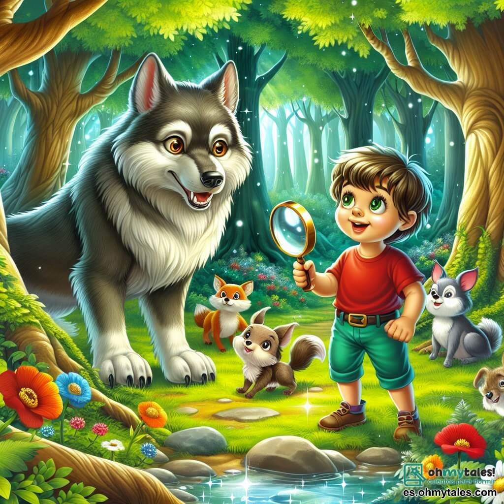 El lobo amistoso | Gran lobo malo | 3/4 años | Cuento tradicional