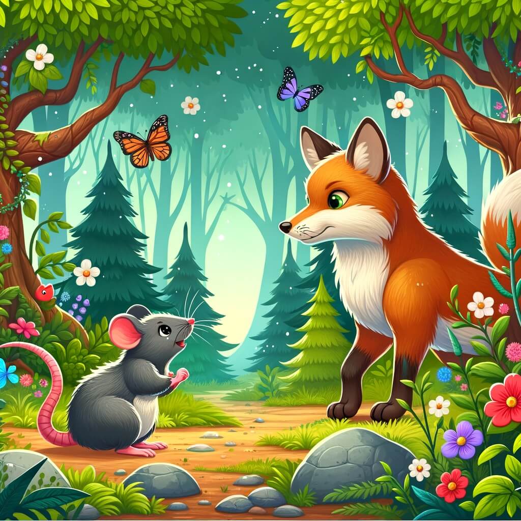 El ratón astuto y los cuentos mágicos | Cuento de animal | 5/6 años ...