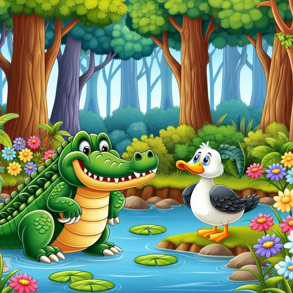🎧 El cocodrilo risueño | Cuento divertido con un animal | 5/6 años ...