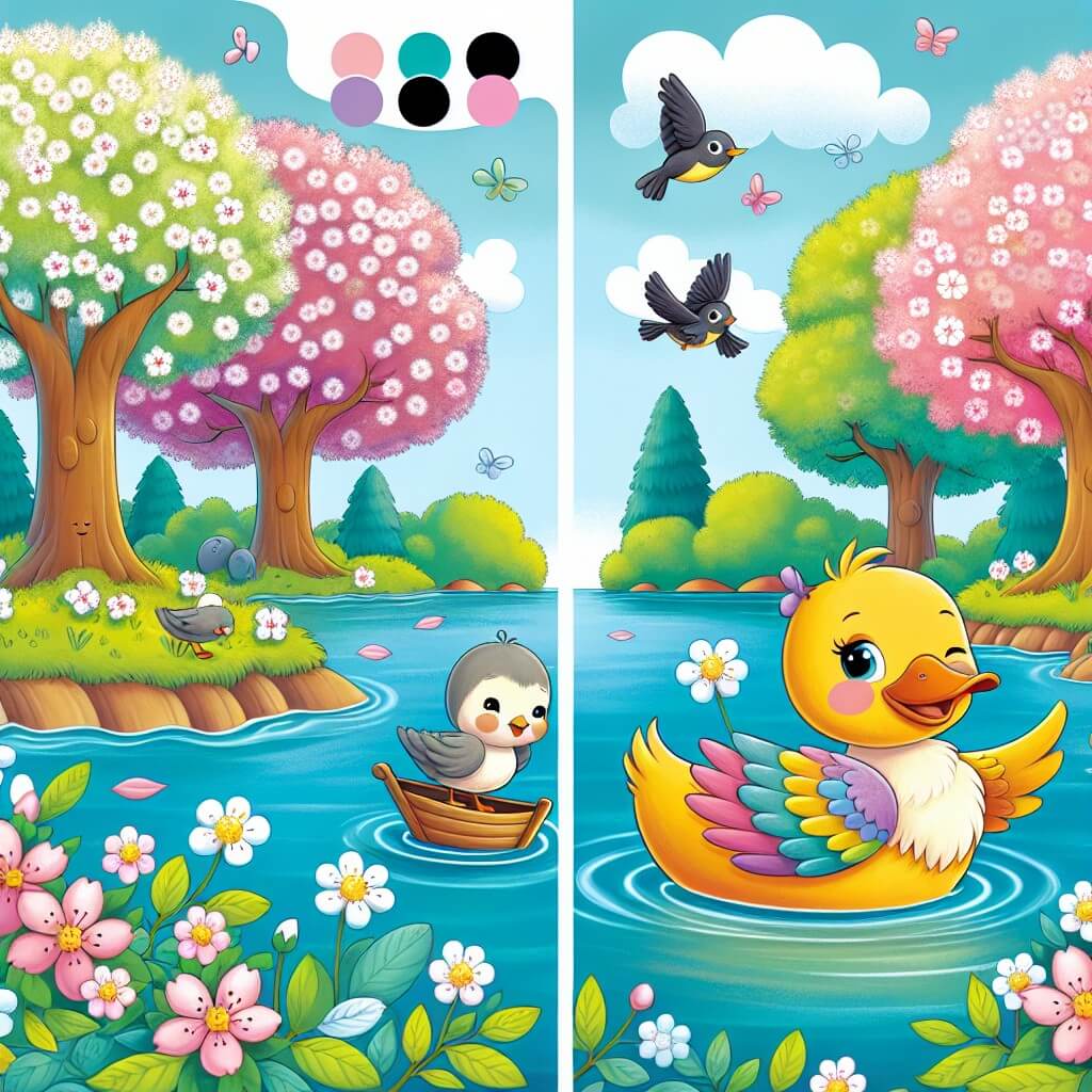 El patito que alegraba el lago | Cuento de animal | 7/8 años | Cuento ...
